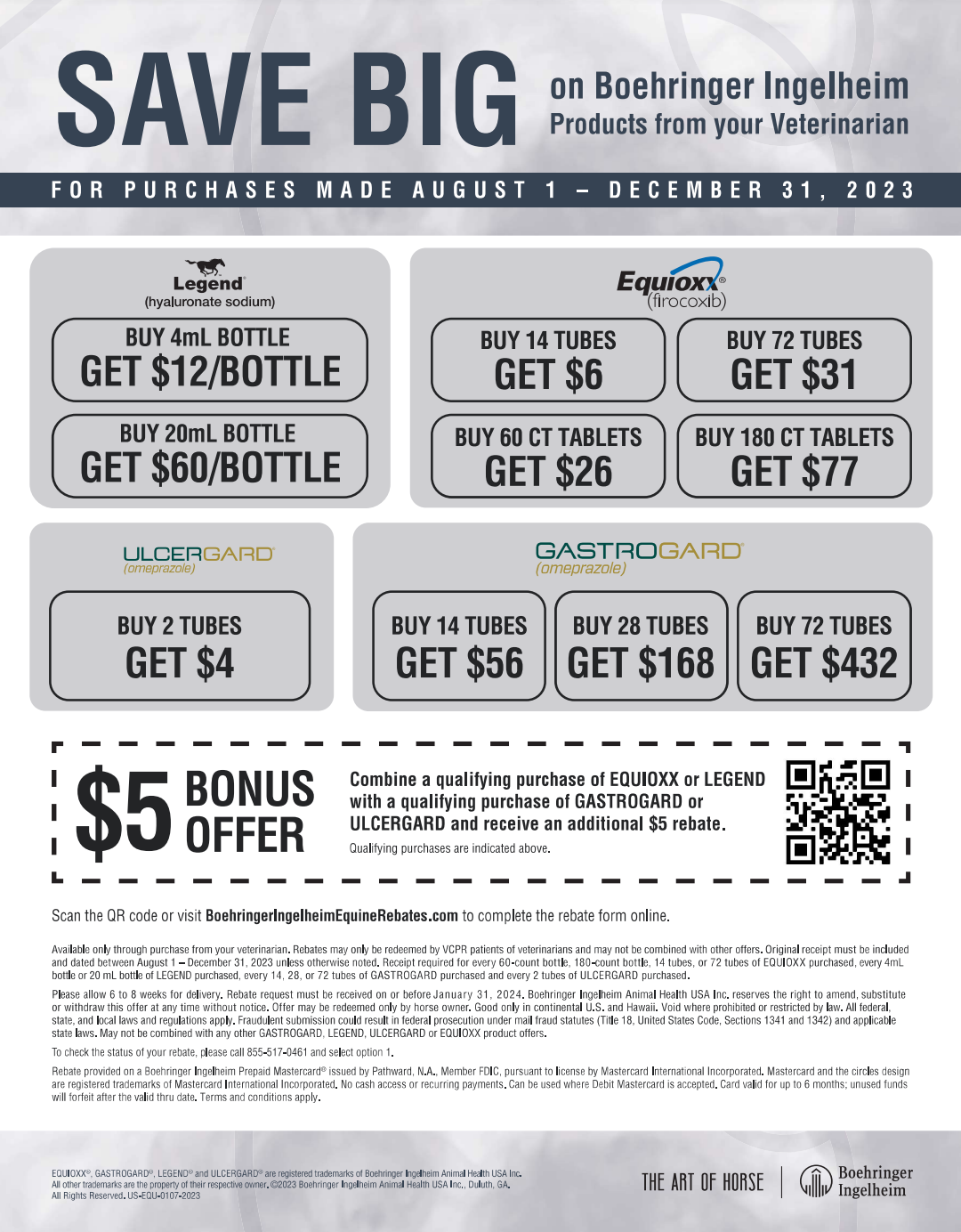 Boehringer Ingelheim Equine Rebates